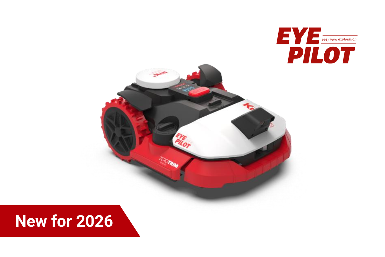 Kress KR261E EyePilot Robotic Mower RTKn 1000m2 – Gerry Croffey Garden ...